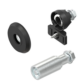 Swinghandle for padlock and profile half cylinder 40 mm (A = 30 mm ...