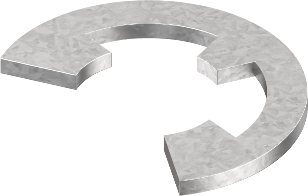 Circlip 6, Steel zinc-plated; 000048 DIN 6799