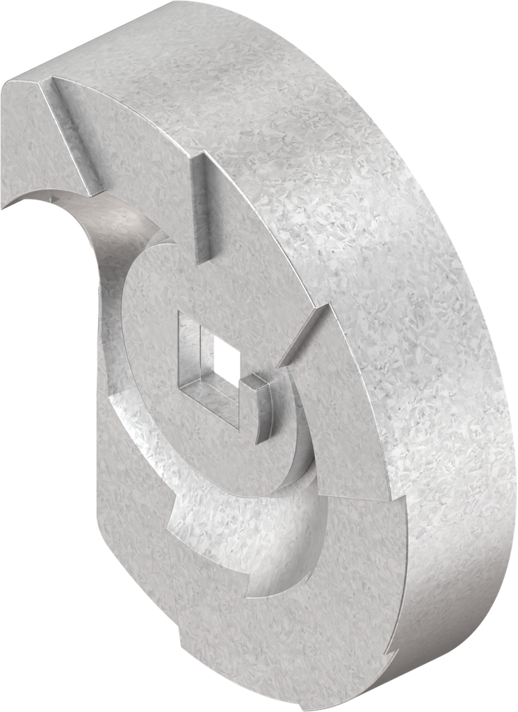 Stepped cam with catch, Steel zinc-plated; 1000-244 with high rim