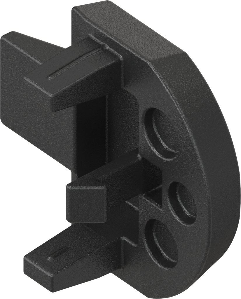 Safety cap for snap-in cam, Polyamide black; 1000-603