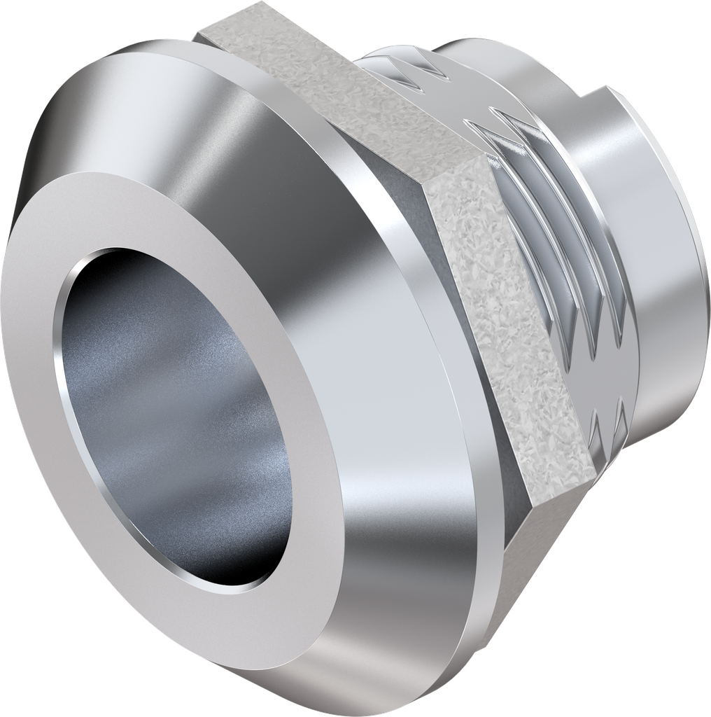 Housing, Zinc die chrome-plated; 1000-U7 with nut