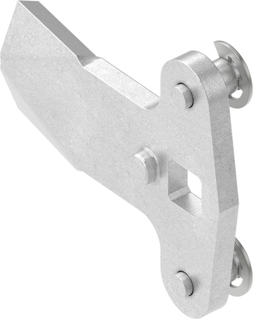 3-Point cam, Steel zinc-plated; 1000-U26 Offset h = 0 mm