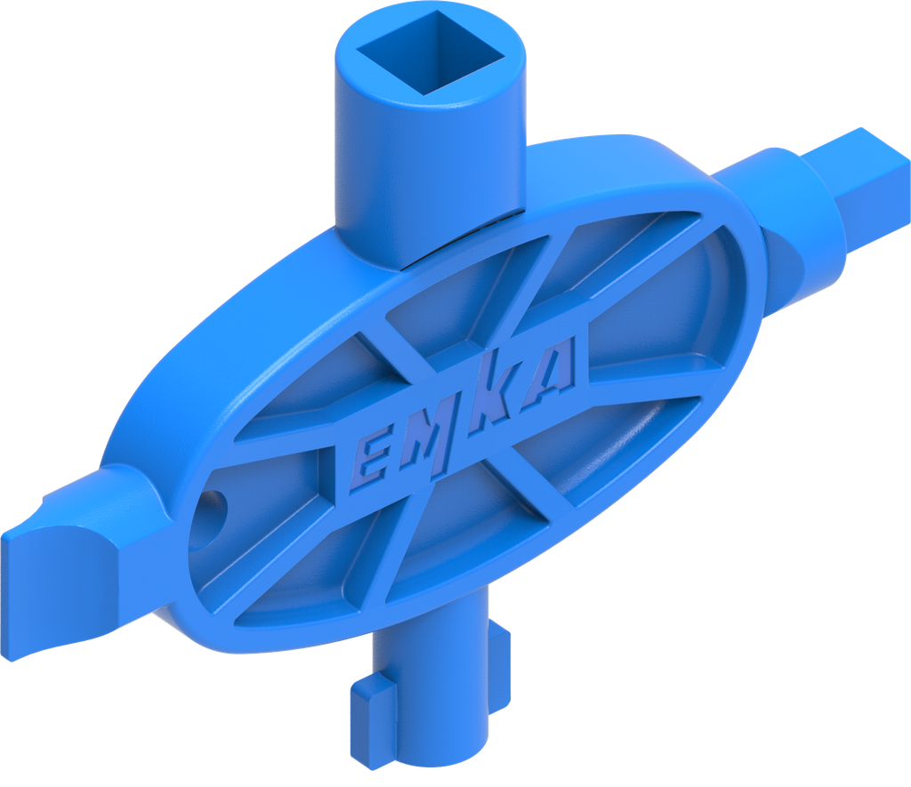 Universal key, Polyamide GF light blue; 1004-48