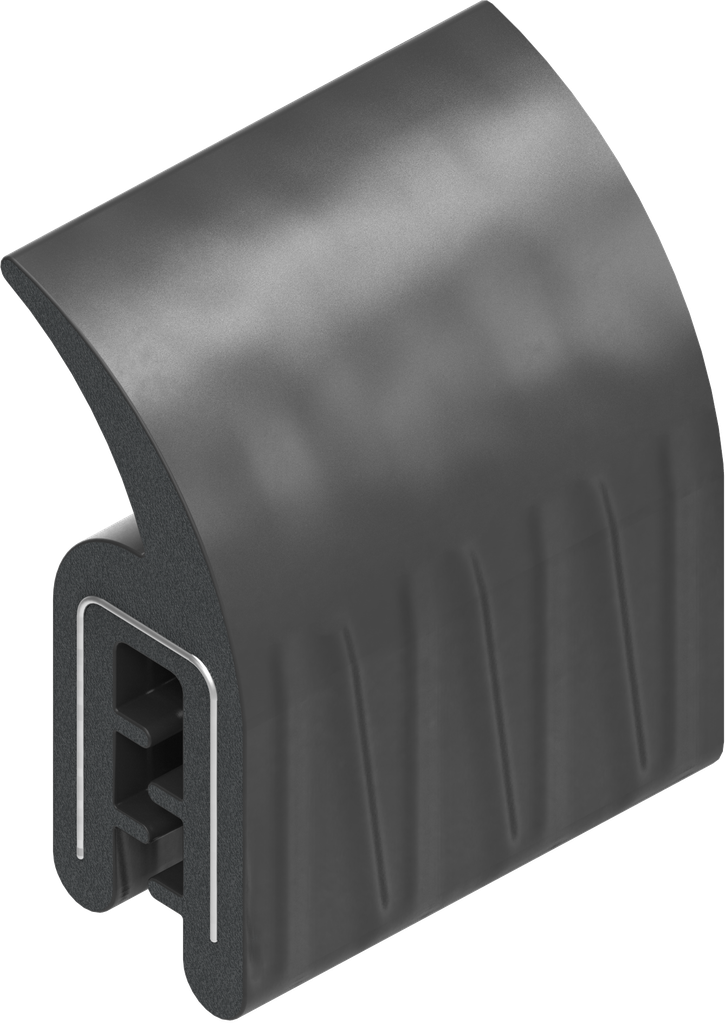 Sealing profile, self-clamping, EPDM 60 ± 5 Shore A black; 1011-29