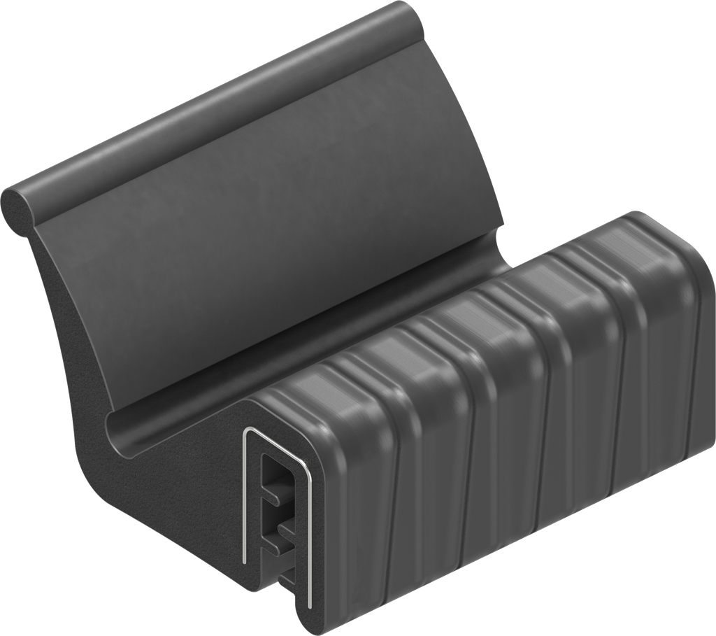 Sealing profile, self-clamping, EPDM 70 ± 5 Shore A black; 1011-35