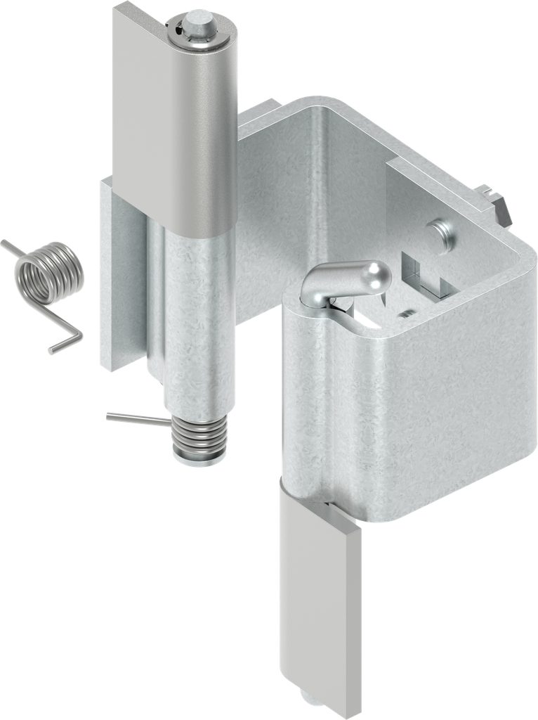 180° Concealed hinge, Steel zinc-plated and raw; 1043-U1 2 hinge parts ...