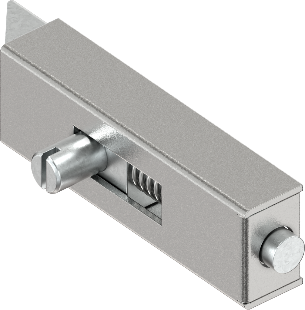 Slam-lock weld-on and removable, Steel raw; 1053-U5