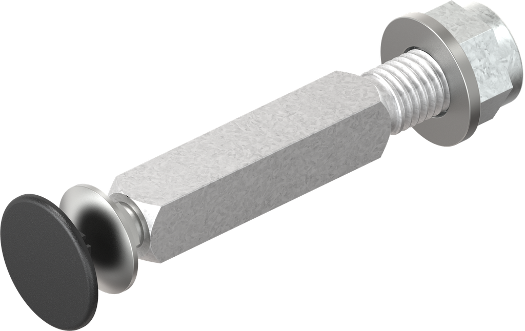Shaft, Steel zinc-plated; 1091-U6