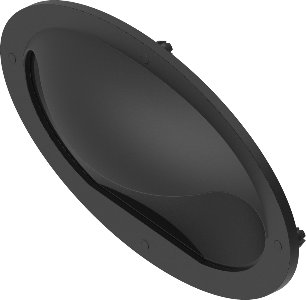 Recessed grip, Polyamide black; 1091-U97