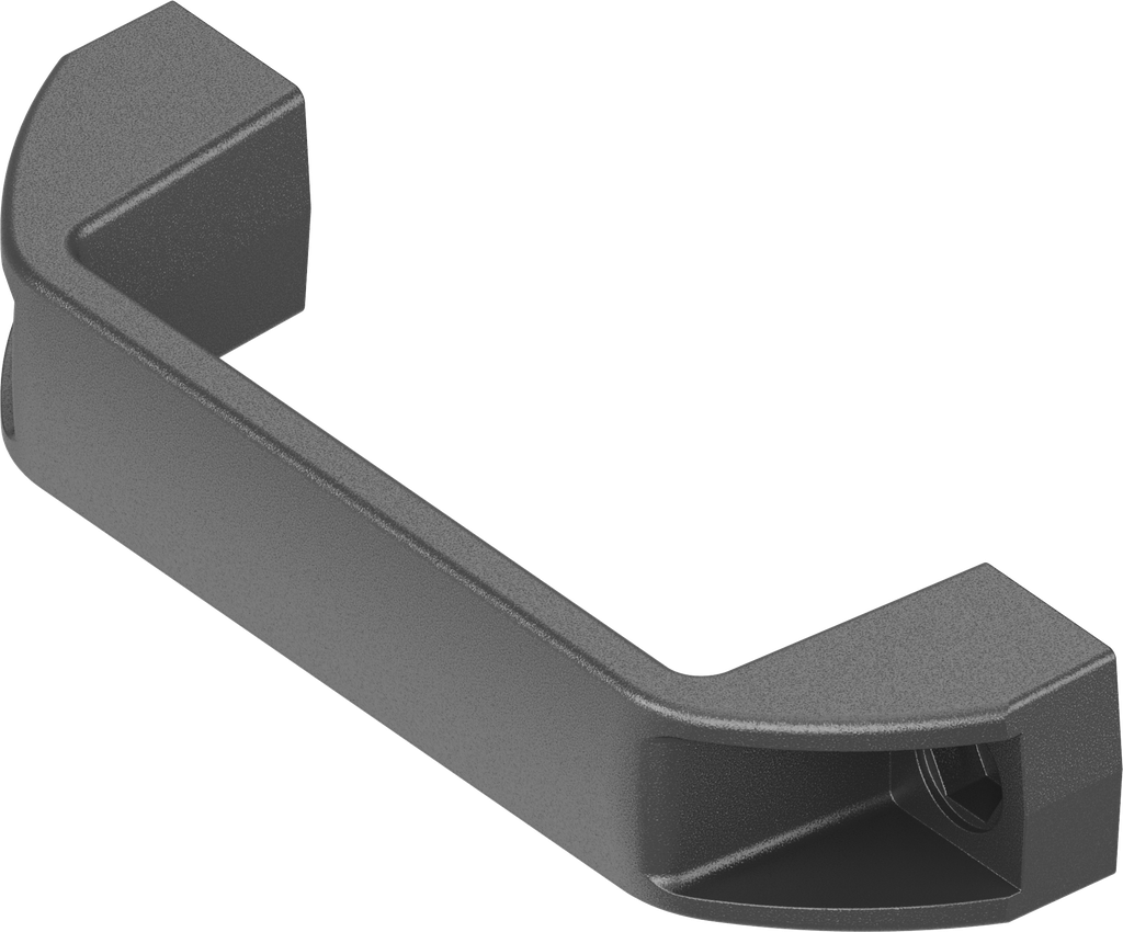 Bow-type handle, Polyamide GF black; 1095-05 A = 122 mm
