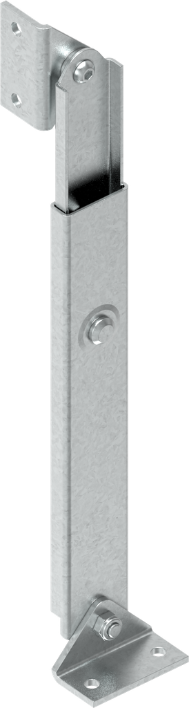 Cover stay, Steel zinc-plated; 1097-U1 squadreta acciaio zincato