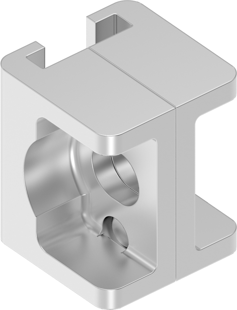 Rod guide for flat rod 14 x 3, Stainless steel AISI 316 | EMKA