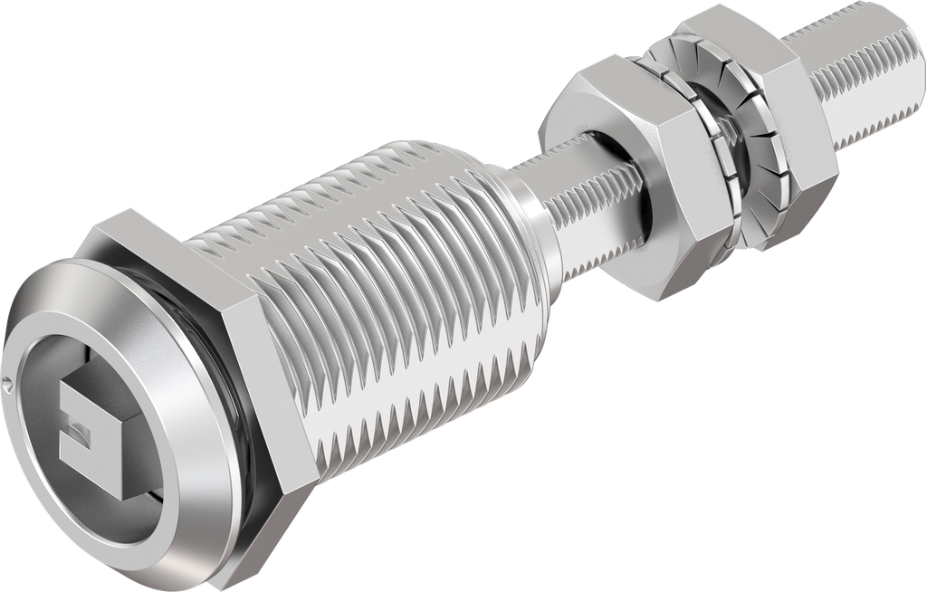 Compression latch with adjustable cam height, version railway with ...