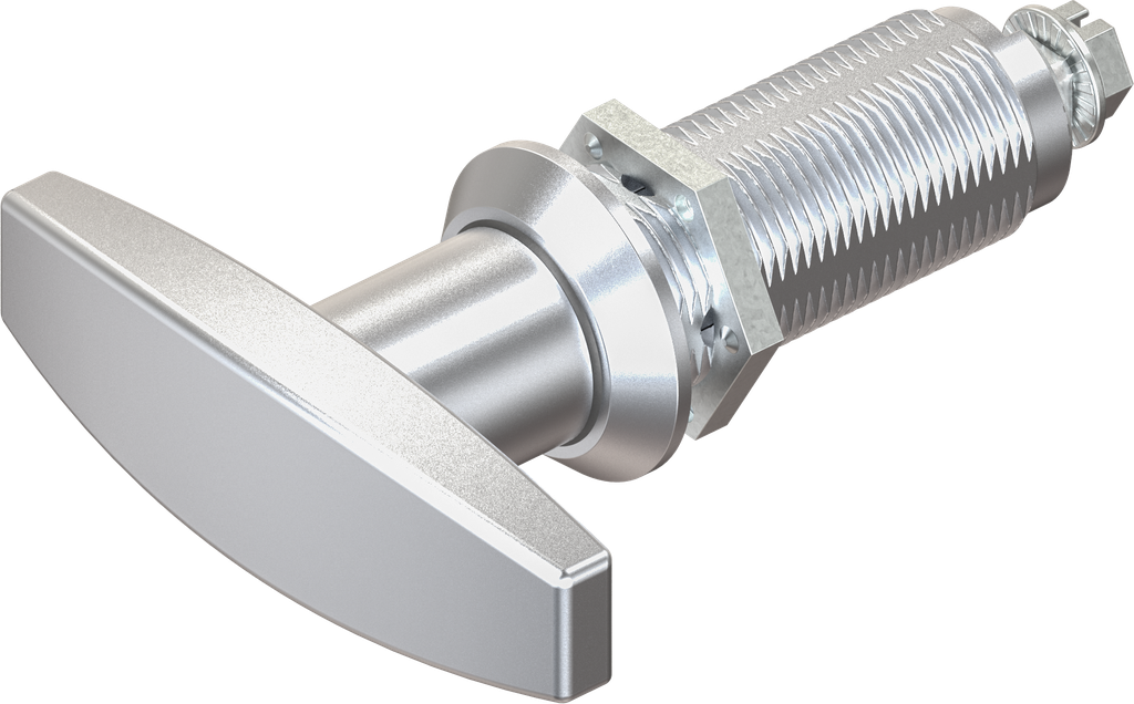 T-handle quarter turn, non-keyed, Zinc die chrome-plated; 1000-U129 ...