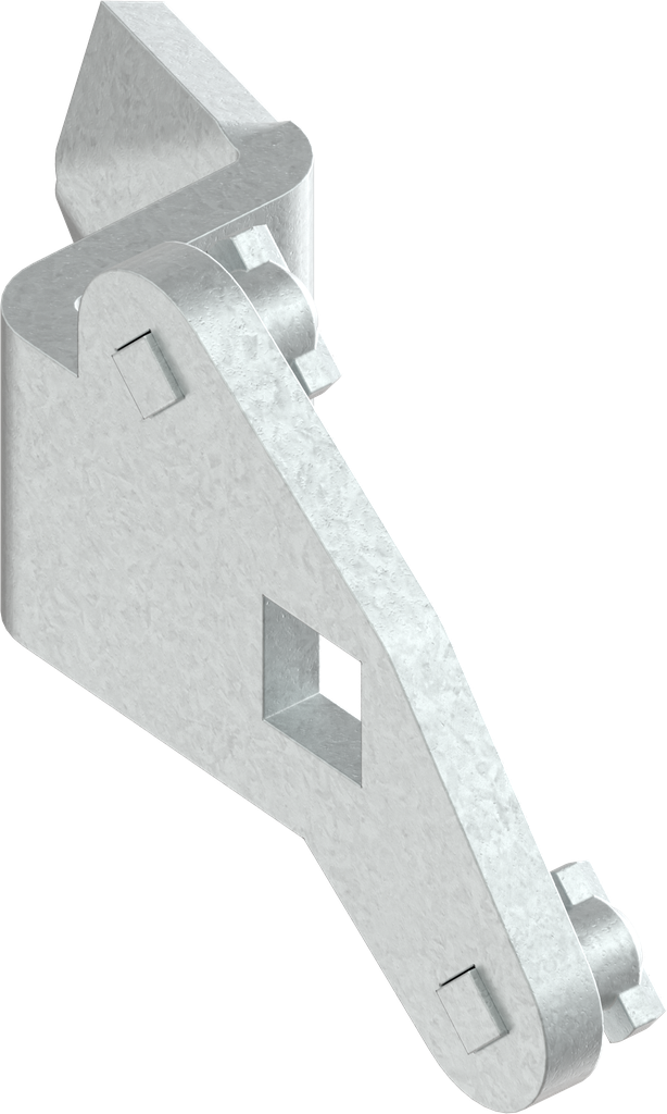 3-Point cam, right version, Steel zinc-plated; 1000-U544-38 Offset h ...