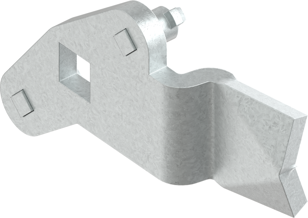 3-Point cam, left version, Steel zinc-plated; 1000-U545-25 Offset h = 7 mm