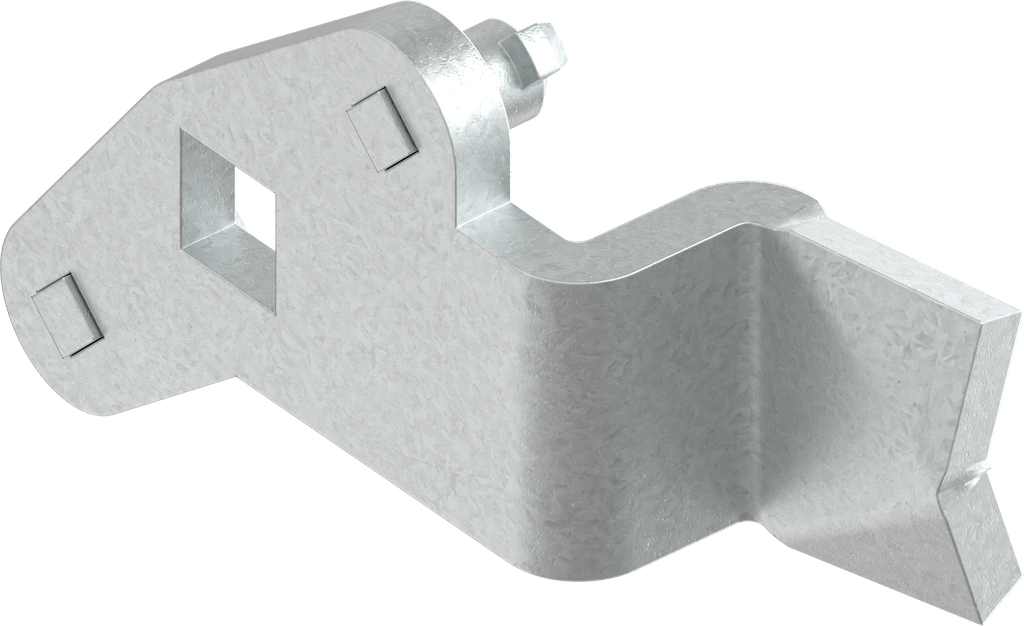 3-Point cam, left version, Steel zinc-plated; 1000-U545-31 Offset h = 13 mm