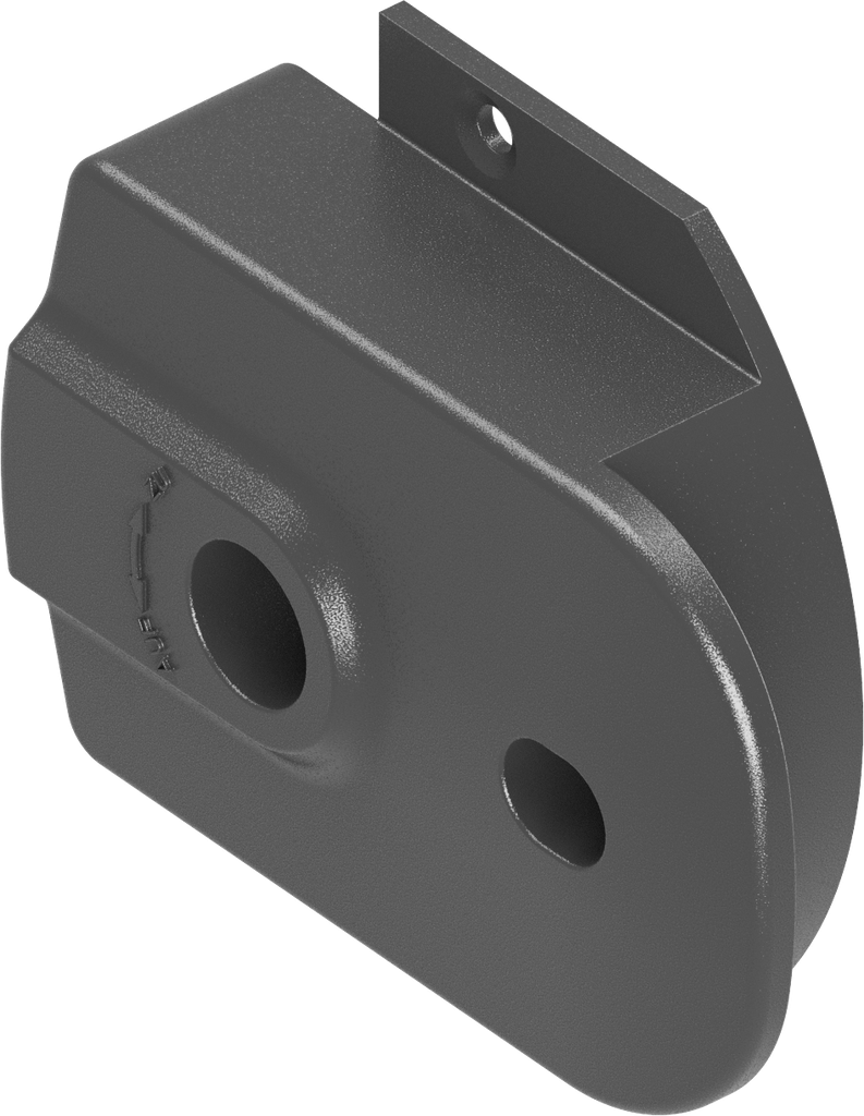 Prominent door lock, Zinc die black powder-coated; 1000-U779 for insert