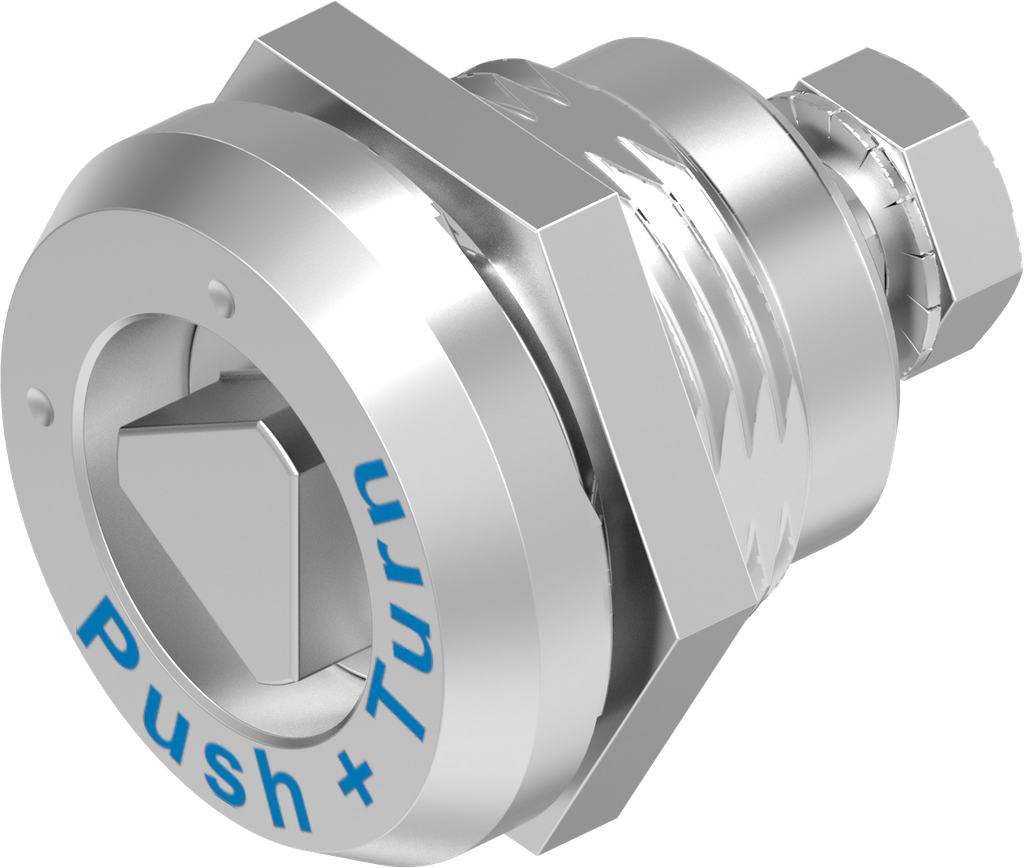 Safety quarter turn triangular 10, Stainless steel AISI 316; 1000-U817 ...