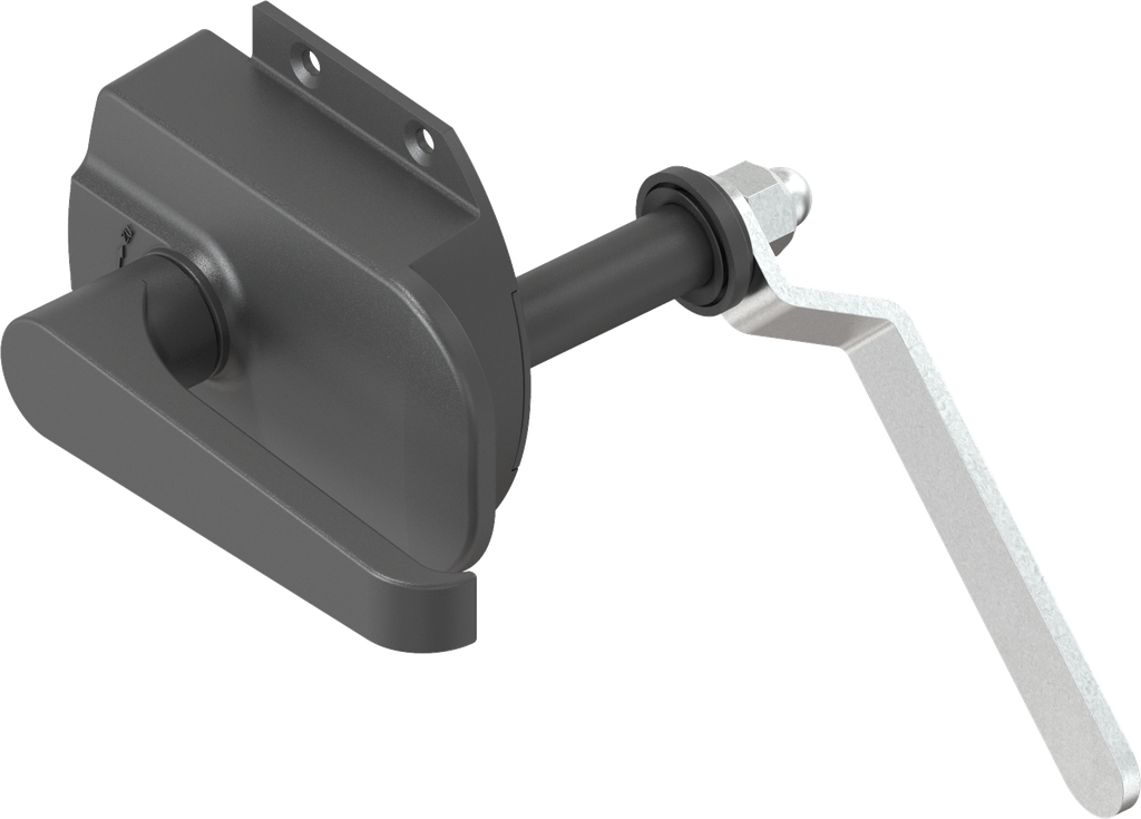 fermeture de porte en applique avec poignée intérieure, polyamide 66 GF ...