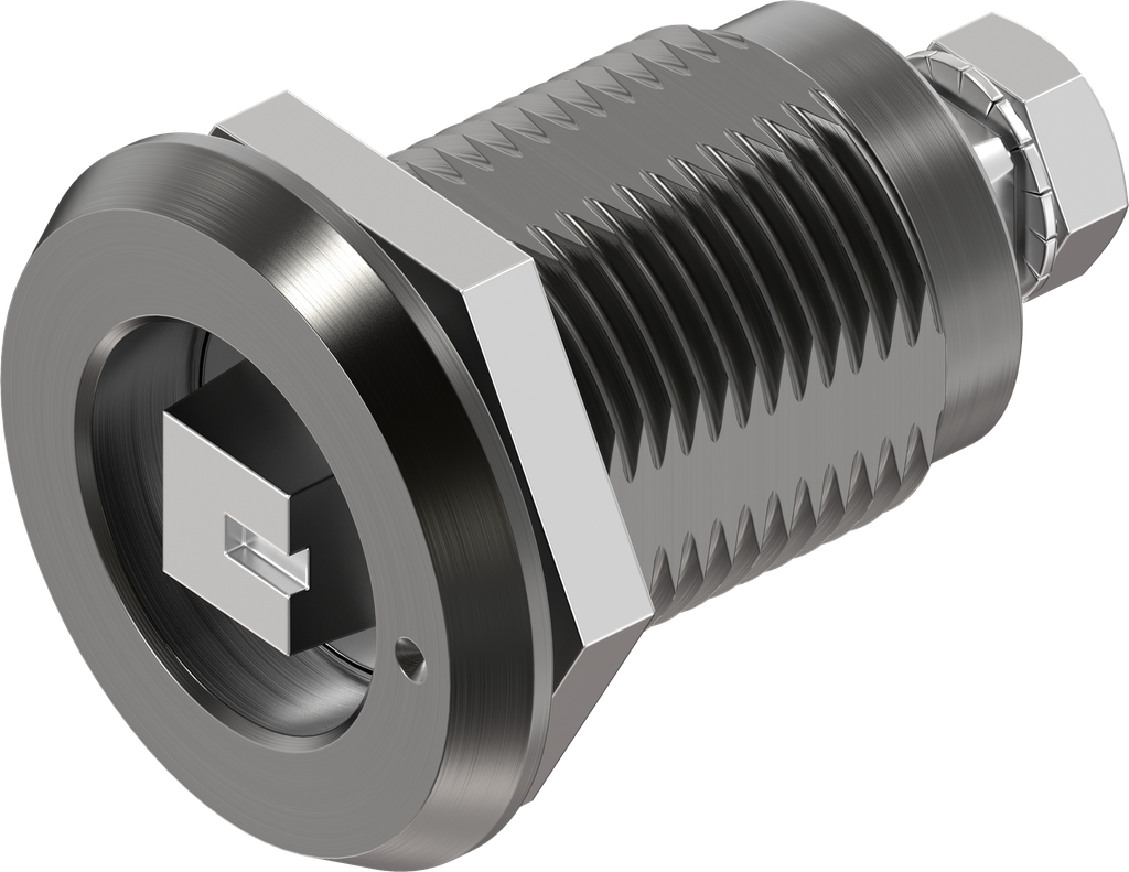 Compression latch railway version with marking, left version, Aluminium ...