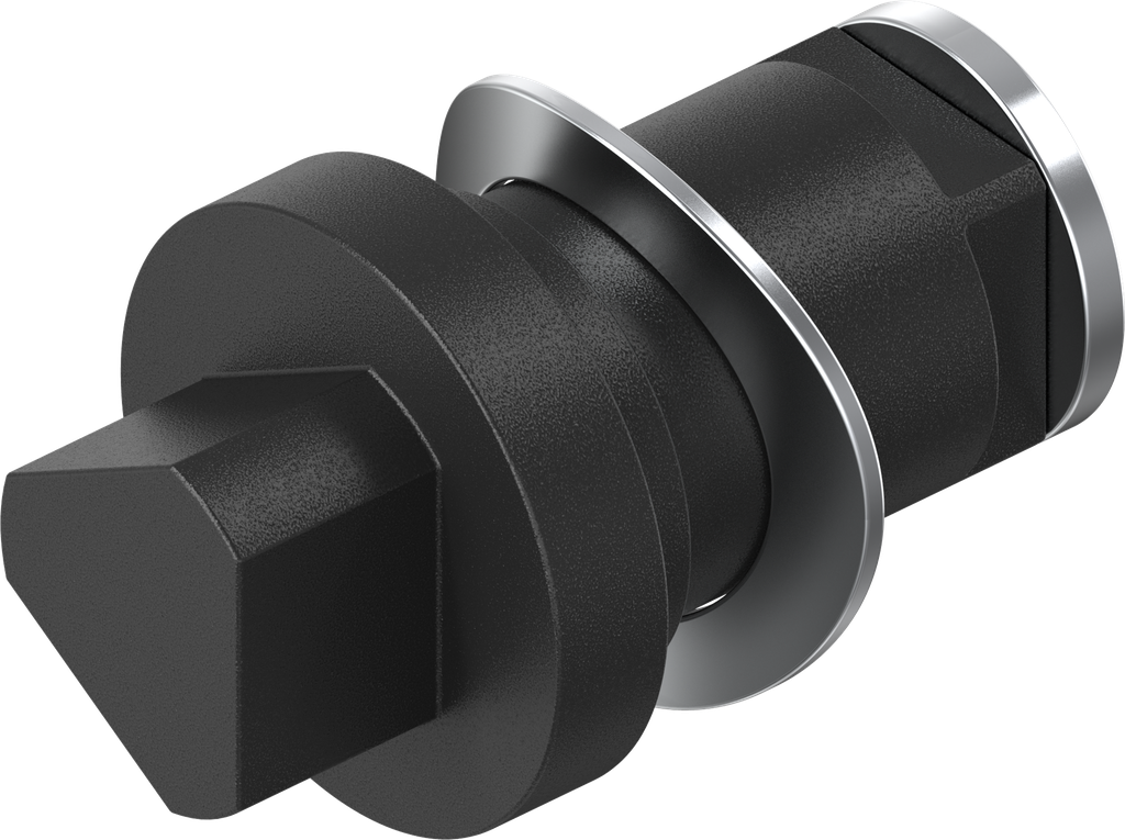 Insert triangular 6.5, Polyamide 66 GF 50 black; 1022-U73