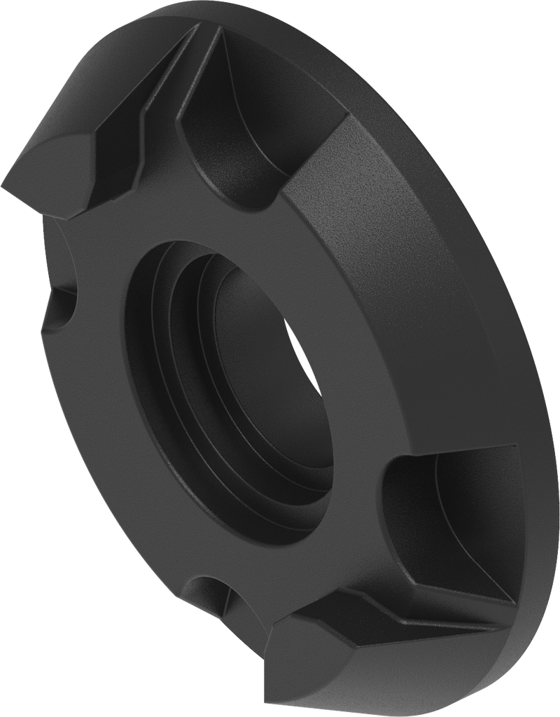 Bezel with 90° stopper, right and left version, for lockable heavy duty ...