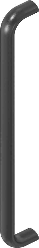 Bow-type handle, Aluminium black plastic-coated; 1095-26-500AA A = 500 mm