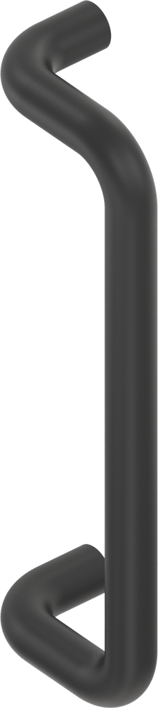 Bow-type handle, Aluminium black plastic-coated; 1095-U25-350AA A = 350 mm