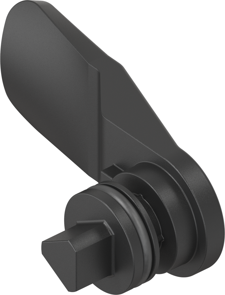 Insert cam triangular 8 with O-ring, Polyamide GF black; 1500-B152-H22