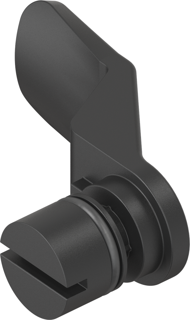 Insert with cam, slot 2 x 4, with O-ring, Polyamide GF black; 1500-B177-H30