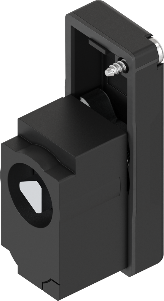 Locking set with insert triangular 8, Polyamide GF black; 2100-U38