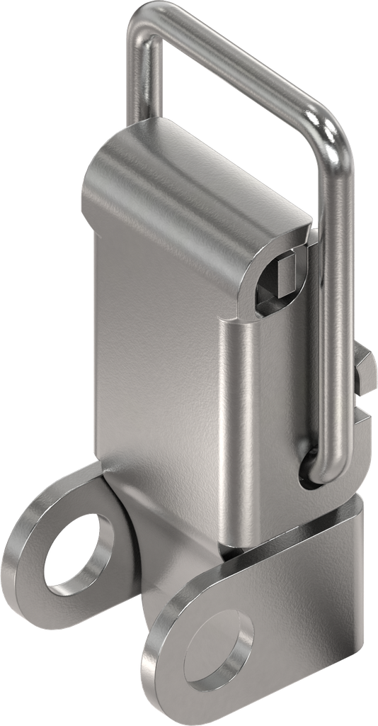 Toggle latch with wire toggle latch with padlock facility, drilled ...