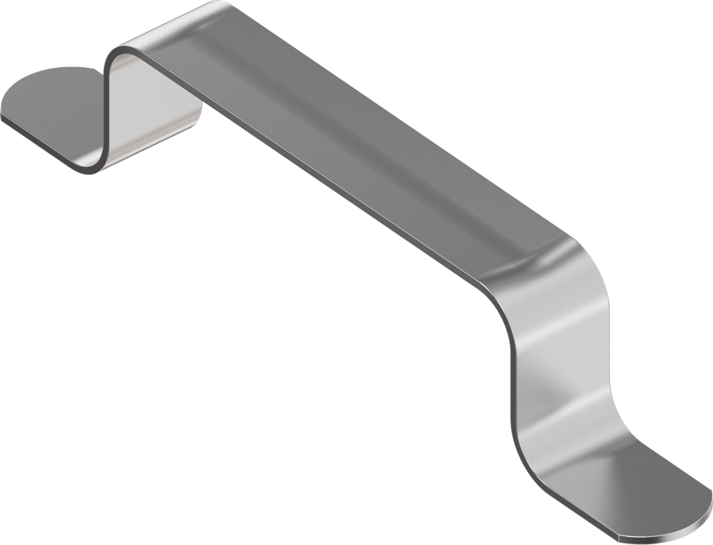 Bow-type handle, Steel raw; 6040-15-01KA