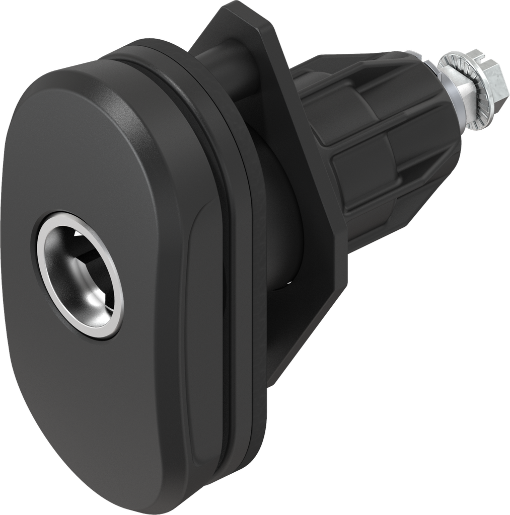 Compression latch "Basic" for clip-in cylinder (system 3), Polyamide GF ...