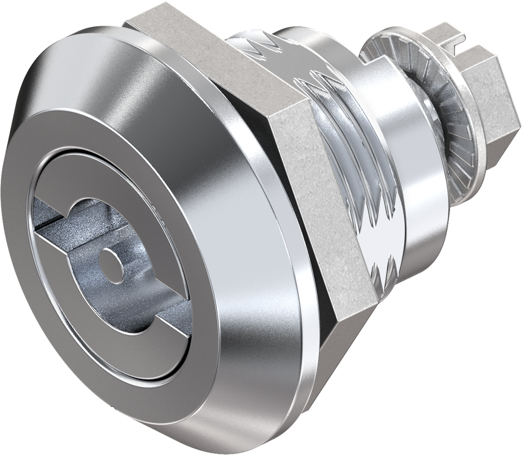 Vibration-resistant quarter turn double bit 3, Zinc die chrome-plated ...