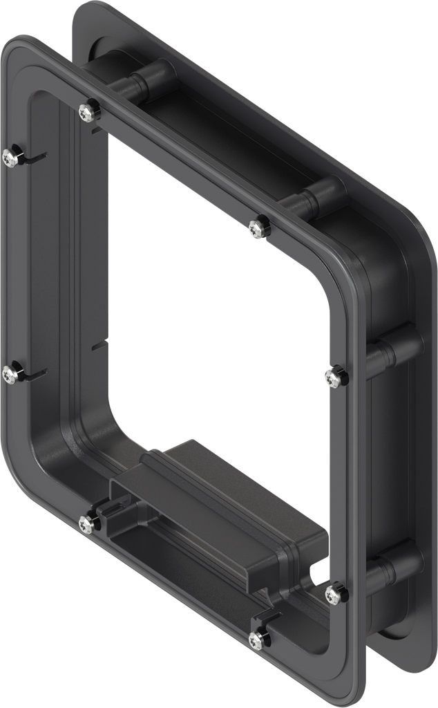 Spacer frame foamed for Ts = 40 mm, ABS black | EMKA