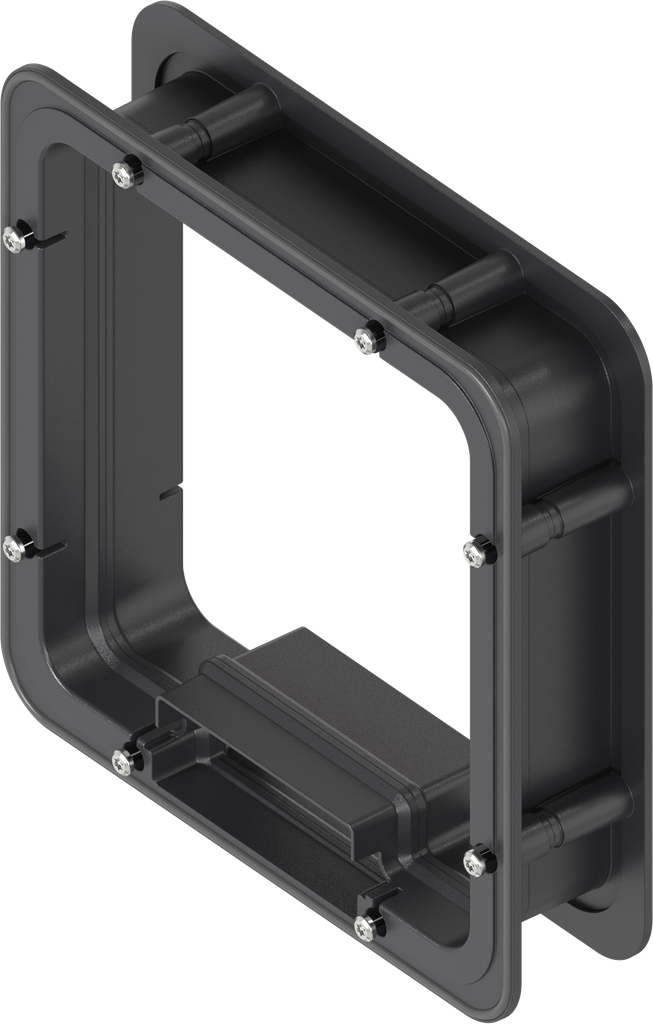 Spacer frame foamed for Ts = 50 mm, ABS black | EMKA