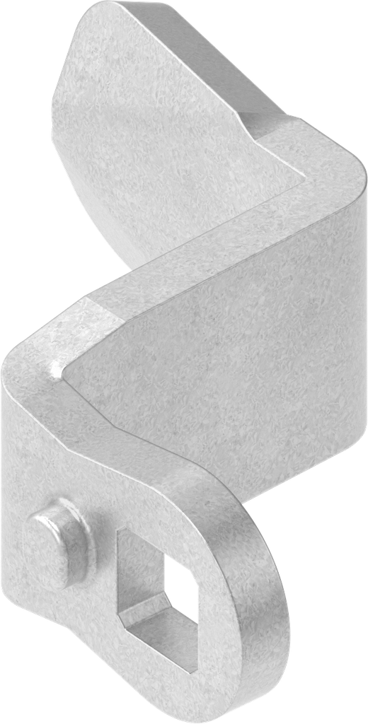 Zunge, Stahl verzinkt; 1000-55 Kröpfung h = 29 mm