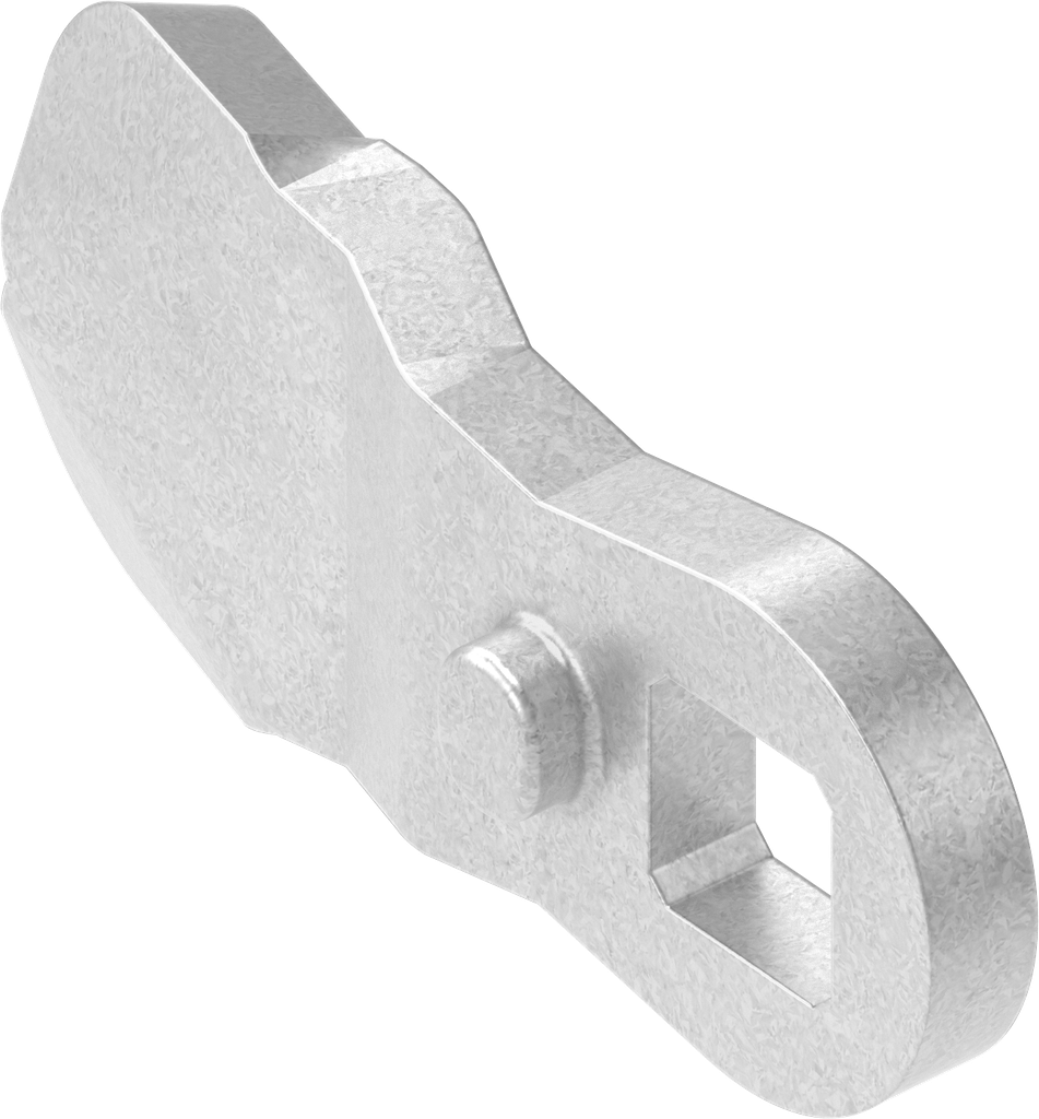 Cam, Steel zinc-plated; 1000-5161 Offset h = 2 mm