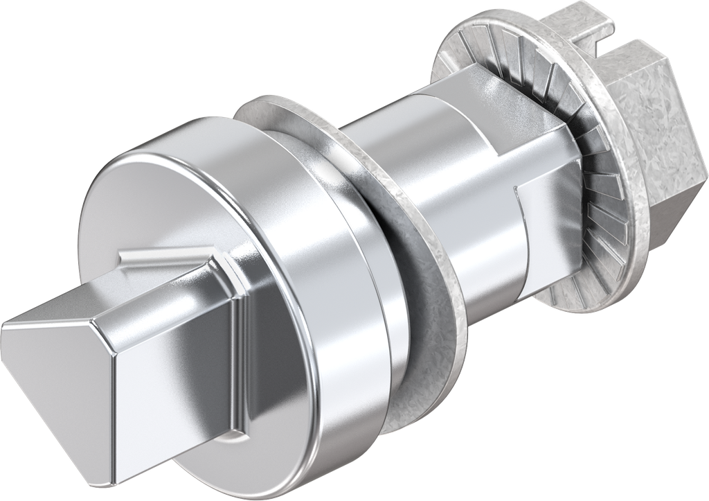 Insert triangular 8, Zinc die chrome-plated; 1000-U4