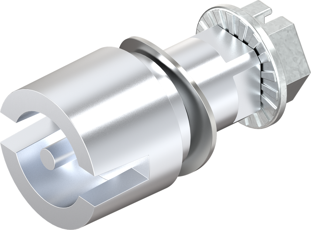 Insert double bit 3, Zinc die chrome-plated; 1000-U5