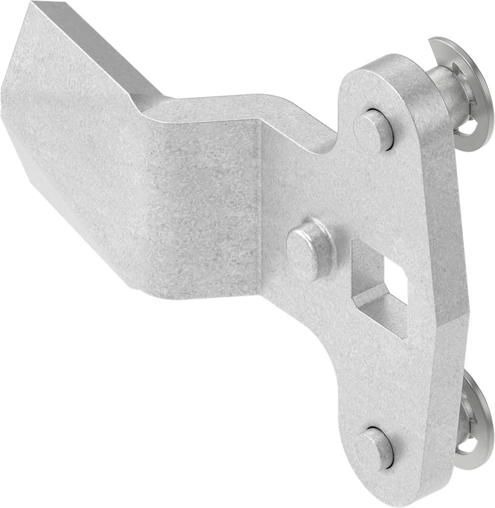 3-Point cam, Steel zinc-plated; 1000-U22 Offset h = -8 mm