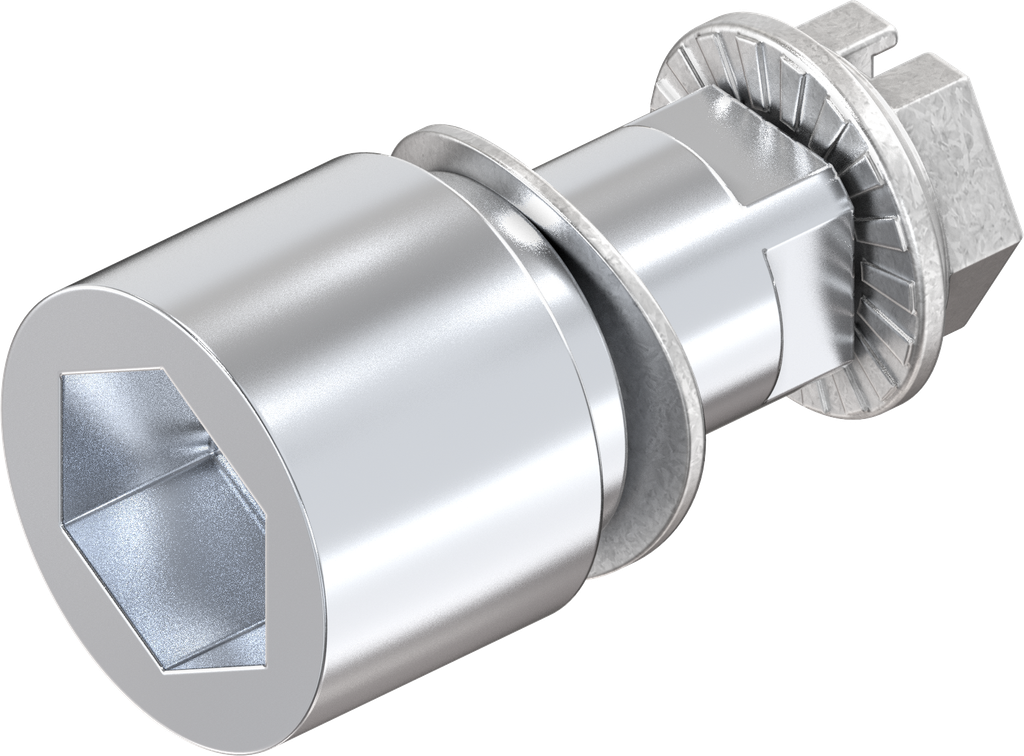 Betätigung Innen-Sechskant SW 10, GD-Zn verchromt; 1000-U96