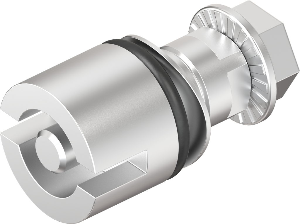 Insert double bit 5, Stainless steel AISI 303; 1000-U137 with O-ring