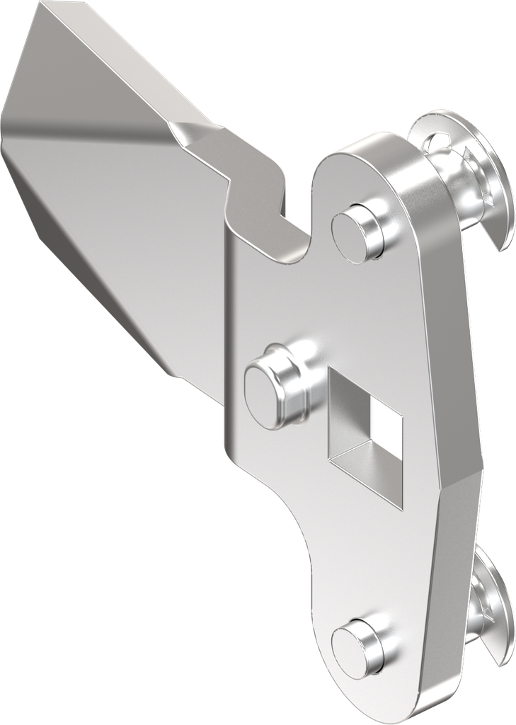 3-point cam, Stainless steel AISI 304; 1000-U139 Offset h = 4 mm