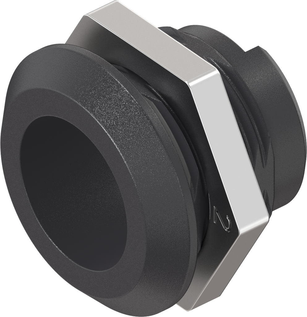 Gehäuse, Polyamid GF schwarz; 1000-U156 mit Flachdichtung und ...