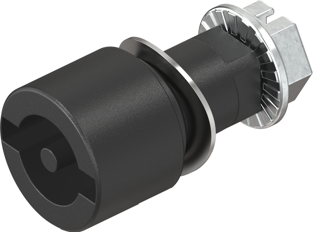 Insert double bit 3, Polyamide 66 GF 50 black; 1000-U187-N