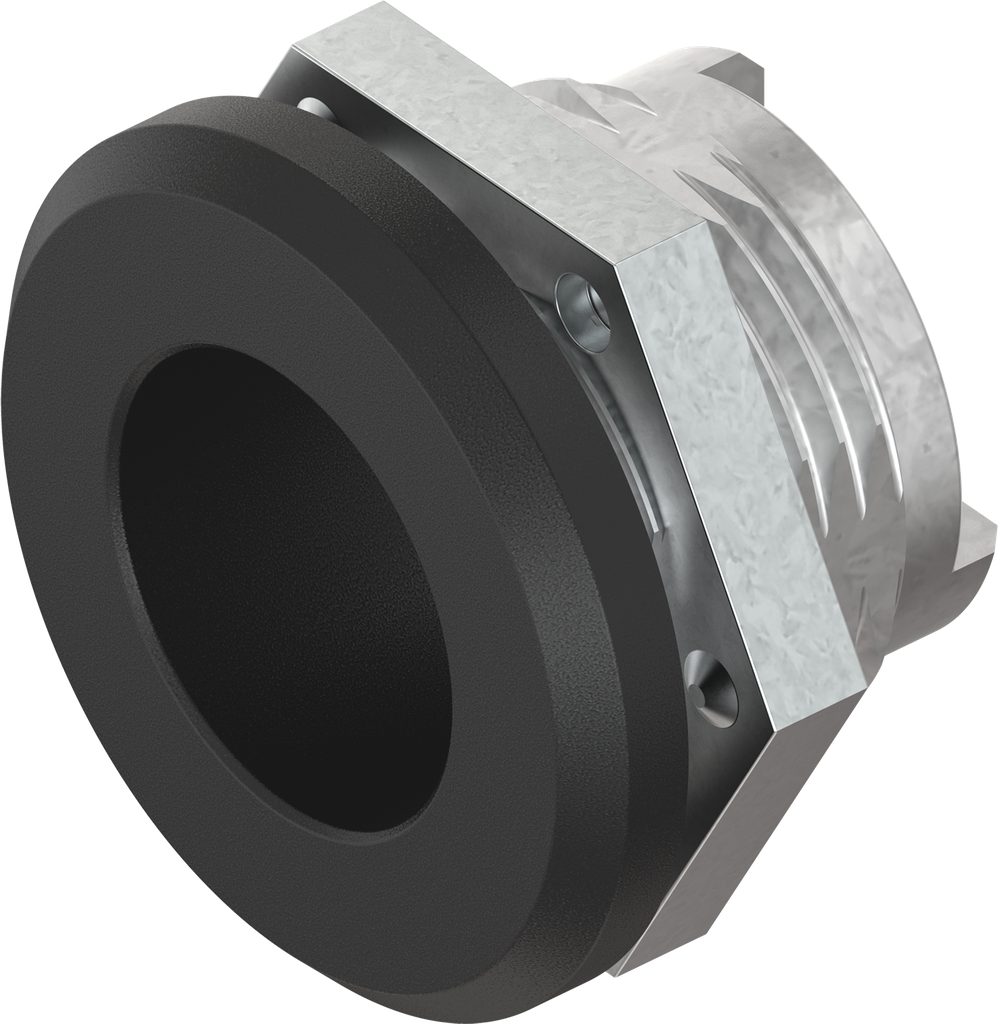 Housing, Zinc die black powder-coated; 1000-U222 with earthing nut