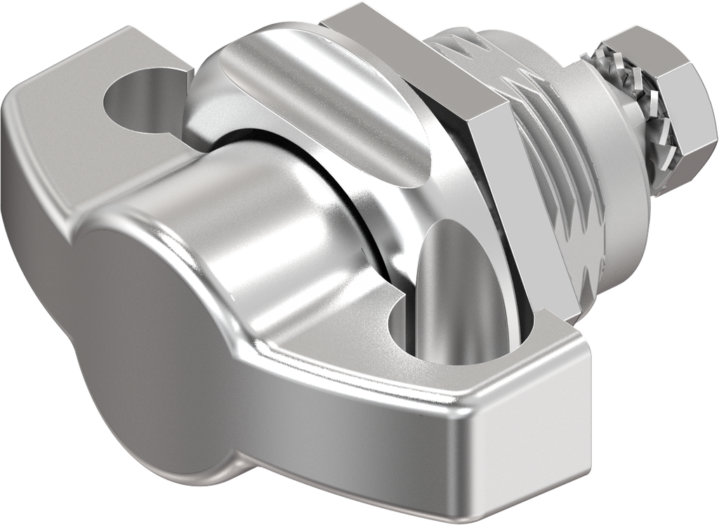Wing knob quarter turn for padlock, Stainless steel AISI 316; 1000-U429 ...
